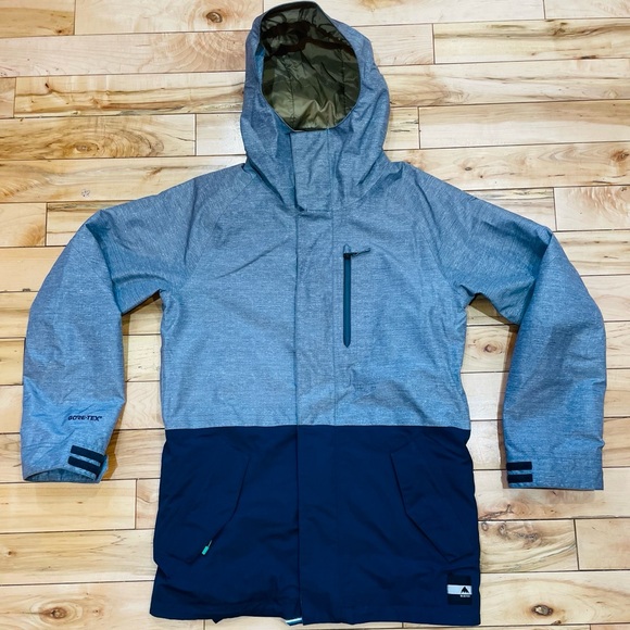Burton | Jackets & Coats | Burton Men Gortex Redial S Grey Blue ...